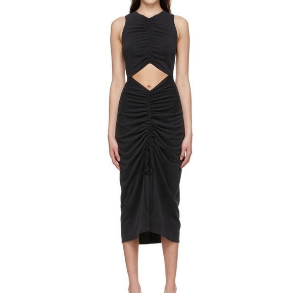 Third Form | Dresses | Black Modal Midi Dress | Poshmark